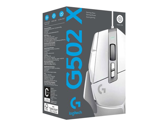 Logitech G502 X Wired Gaming Mouse - Painless Store Panamá